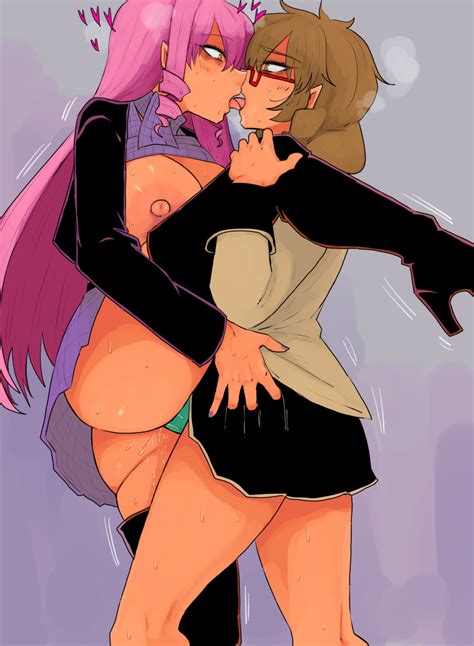 Rule 34 2girls 69 Tranquilo Absurdres Ass Assertive Female Bags Under Eyes Black Footwear