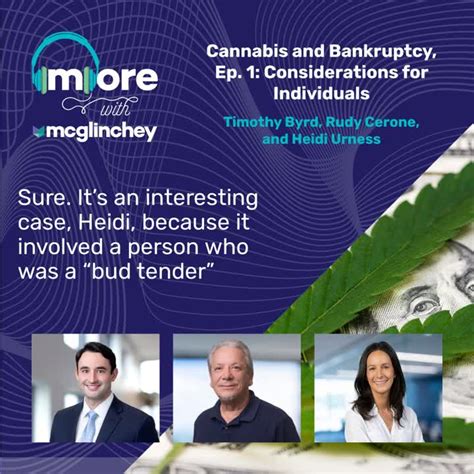 Lori Graff On Linkedin Podcast Cannabis And Bankruptcy Ep 1 Considerations For Individuals