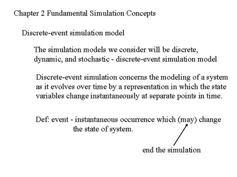 chapter 2 fundamental simulation concepts discreteevent simulation model