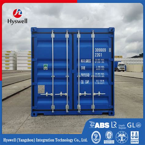 Hyswell 20ft Standard 20gp Shipping Container For Sale Export Iso Soc Container Storage