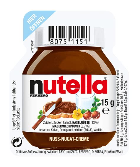 Nutella Packets