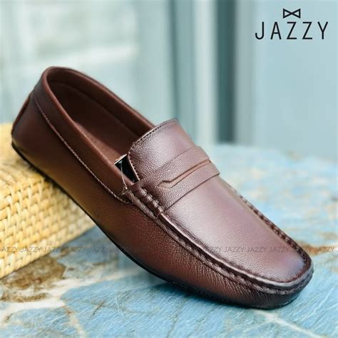 Mens Genuine Leather Loafers Jazzylk