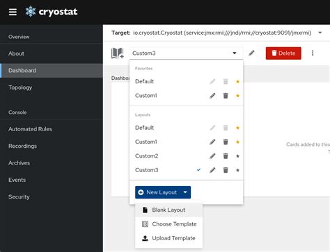 Chapter 3 Customizing The Cryostat Dashboard Red Hat Build Of Cryostat