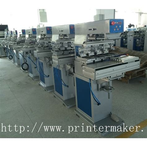 셔틀이 있는 4색 패드 인쇄기