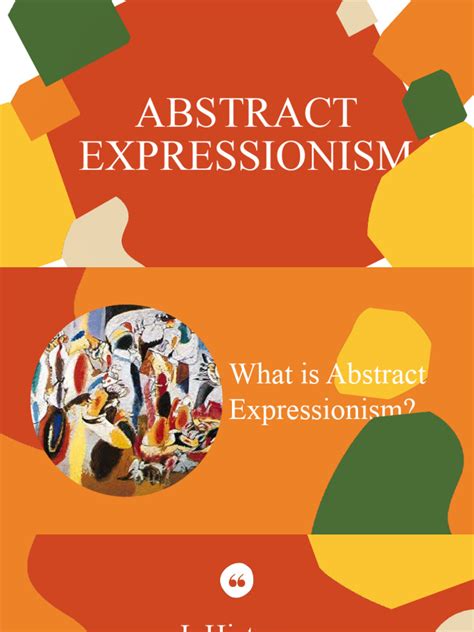 Abstract Expressionism Pdf
