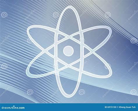 Atomic Symbol Stock Vector Illustration Of Power Microscopic 6915150