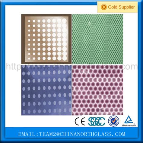China 10mm Pattern Tempered Ceramic Frit Glass China Ceramic Frit