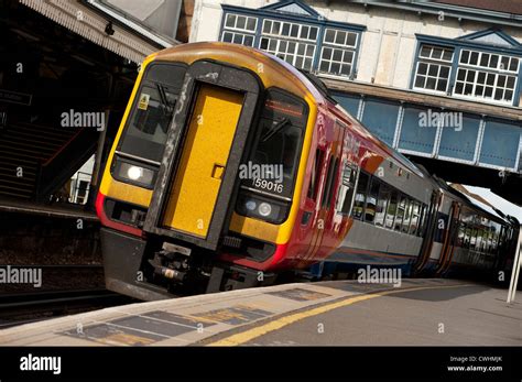 Class 159 Passenger Train In South West Trains Livery At Clapham
