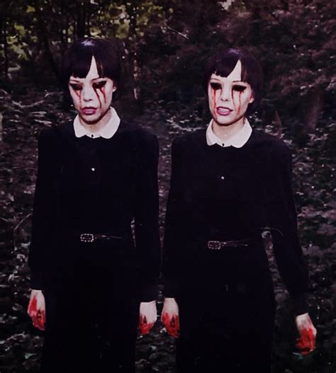 Halloween Costumes Scary Twins At Joel Sherwin Blog