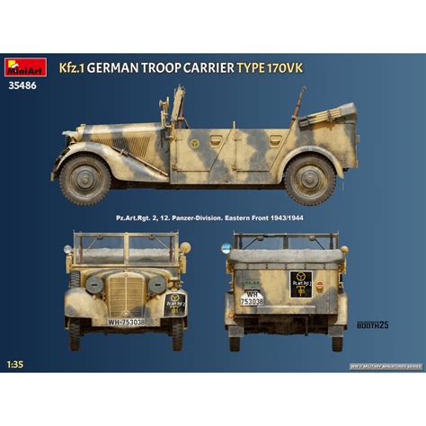Mini Art 135 Kfz1 Type 170vk German Troop Carrier Mini Art 135