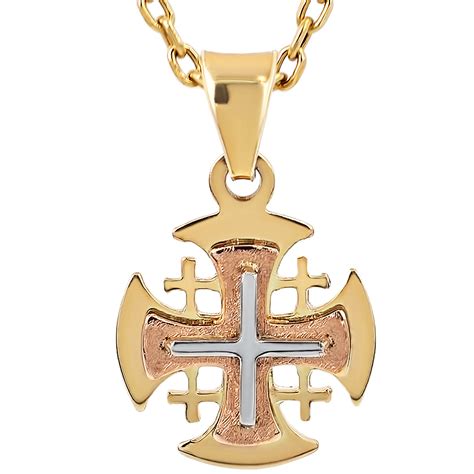 Jerusalem Cross Jewelry Gold At Charles Betz Blog