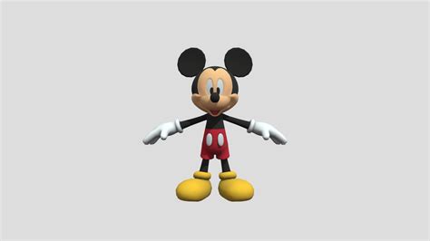 Mickey Mouse Fbx Download Free 3d Model By Jadielozuno Jadiel