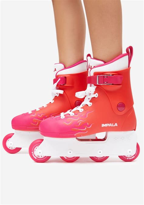 Impala Rollerskates Red Flames Inline Skates Dolls Kill Inline