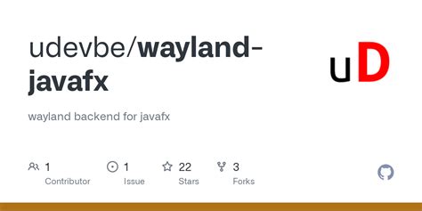 Github Udevbewayland Javafx Wayland Backend For Javafx