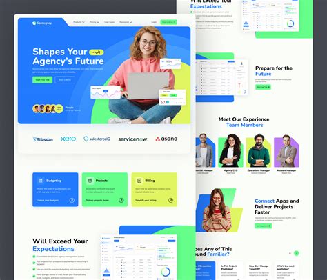 SAAS Website Landing Page On Behance