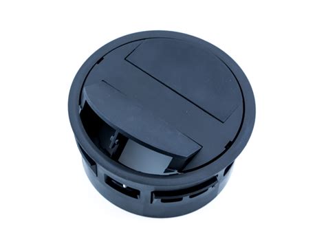 Evoline Bodenauslass Leergehäuse Kabeldurchlass Schwarz