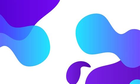 화려한 그라데이션으로 추상 유체 배경 프리미엄 벡터