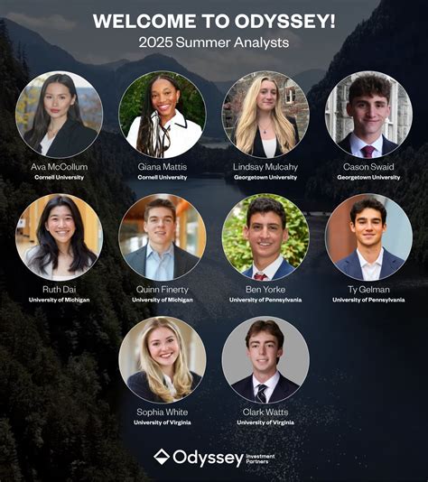 Excited To Share That Our Daughter Sophia Is Interning At Odyssey