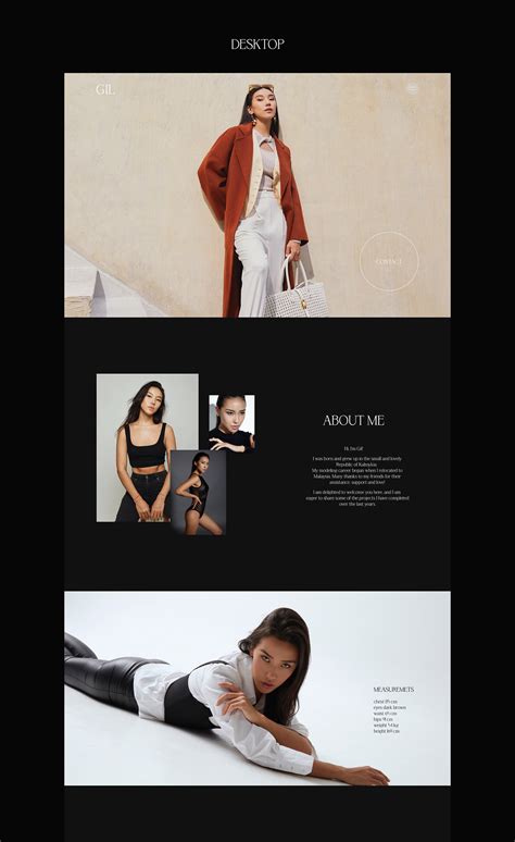 Model Portfolio Behance