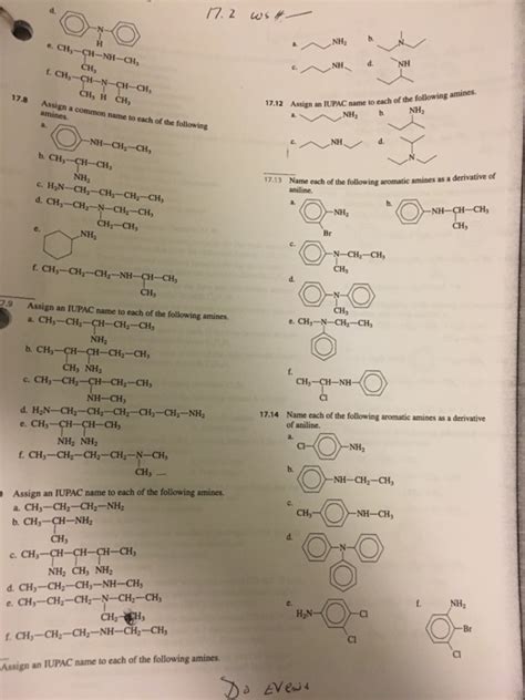 Solved T CH CH N CH CH L H CH Assign A Common Name Chegg Com