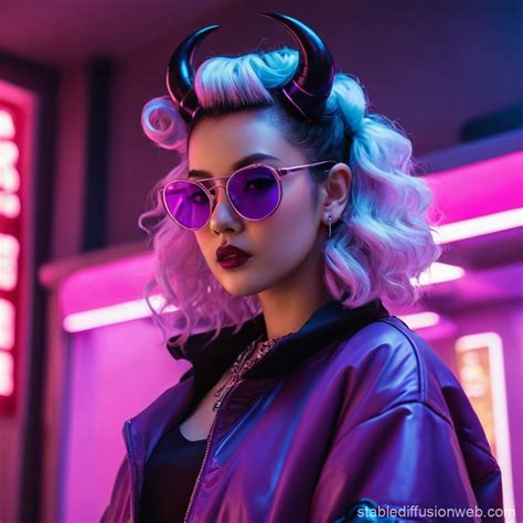 Cute Devil Stable Diffusion Online