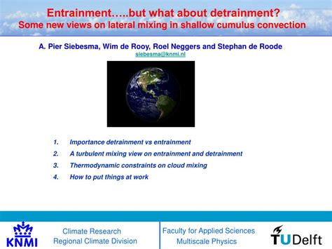 Ppt Entrainment… But What About Detrainment Powerpoint Presentation Id 7012821