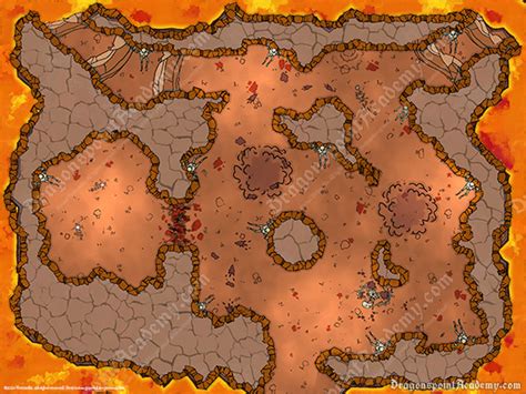 Ddal09 13 The Swarmed Heart Hellwasp Nest Battlemaps Dragonspoint Academy