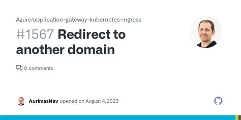 Redirect To Another Domain · Issue 1567 · Azureapplication Gateway Kubernetes Ingress · Github