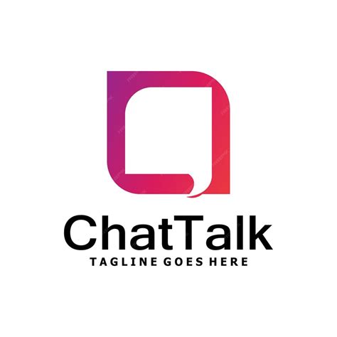 Premium Vector Chat Bubble Logo Icon Vector Illustration Template