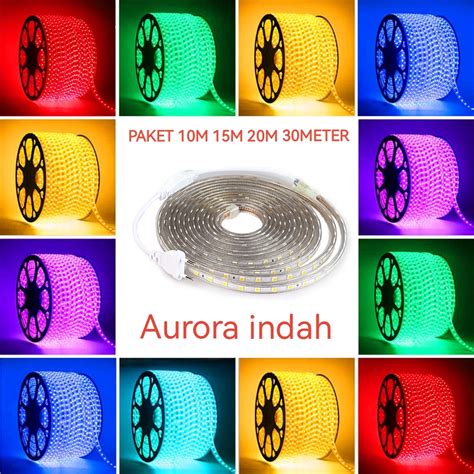 Jual Paket Lampu Led Strip Selang 5050 10m 20m 30 Meter Lampu Strip