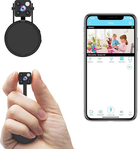 Hidden Camera With Live Feed Wifi Mini Spy Camera Hd 1080p Wireless Hidden Live