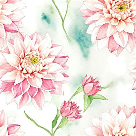 Premium Vector Watercolors Seamless Patterns Design Pattern Design