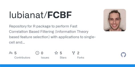 Github Lubianatfcbf Repository For R Package To Perform Fast