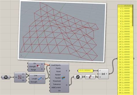 Equilateral Triangles Mesh Surface Grasshopper