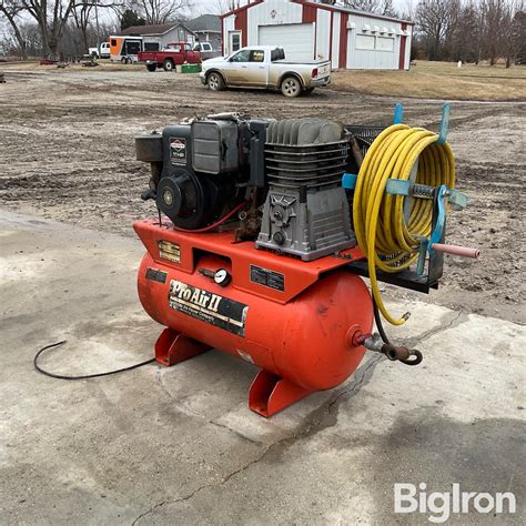 Devilbiss Pro Air Ii Gas Portable Air Compressor Agriculture Bigiron