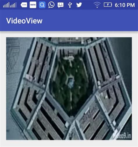 android play video from url using videoview example