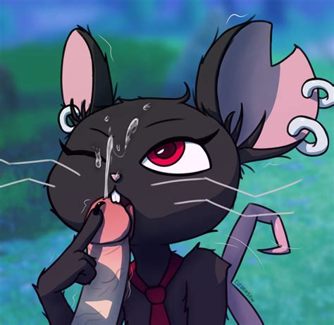 Rule 34 Anthro Big Ears Black Body Black Fur Black Nails Bodily