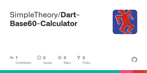Github Simpletheorydart Base60 Calculator