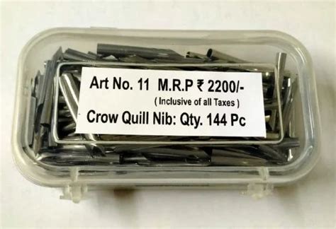 Stainless Steel Crow Quill Nib Art No 11 144 Piece Packaging Size Norma At Best Price In
