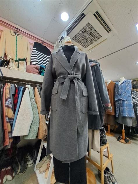 핸드메이드 롱코트 세컨웨어 헬로마켓