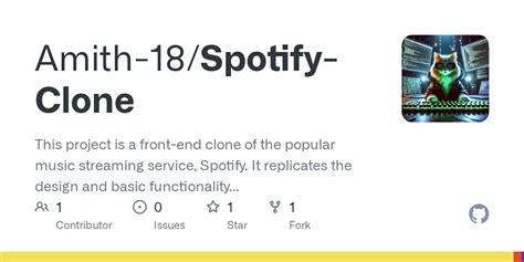 Github Amith 18spotify Clone This Project Is A Front End Clone Of The Popular Music