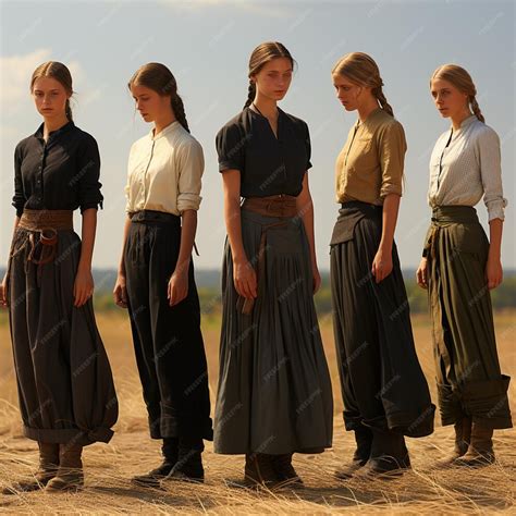 Premium Photo Amish Fashion