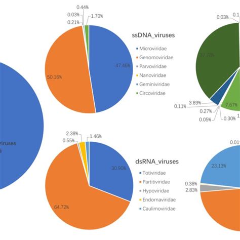 Fecal Virome Detected In Giant Pandas The Percentage Of Virus Reads Download Scientific