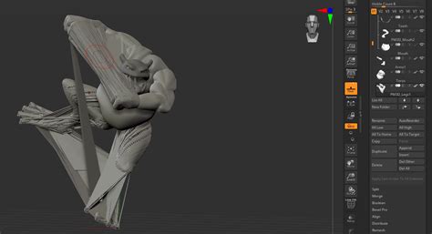 help needed transpose master warping and stretching r zbrush