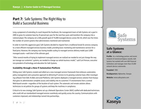 Kaseya Msp Starterguide Pdf