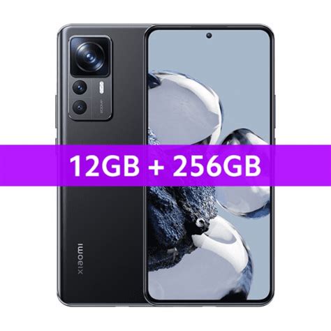 Xiaomi Mi 12T Pro 5G (256GB+12GB, Black, Global Version) - Tech Cart
