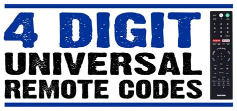 Digit Universal Remote Codes Newer TVs Codes For Universal Remotes