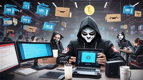 Premium Photo Photo Of Digital Crime By Hacker