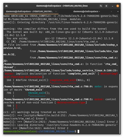 Desperate W Rtl8812au Dkms Error Rpopos