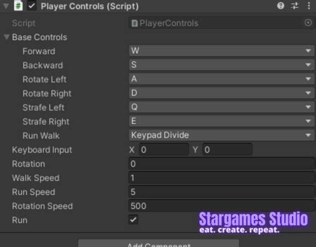 Unity Character Controller Strafing Rotating And Moving